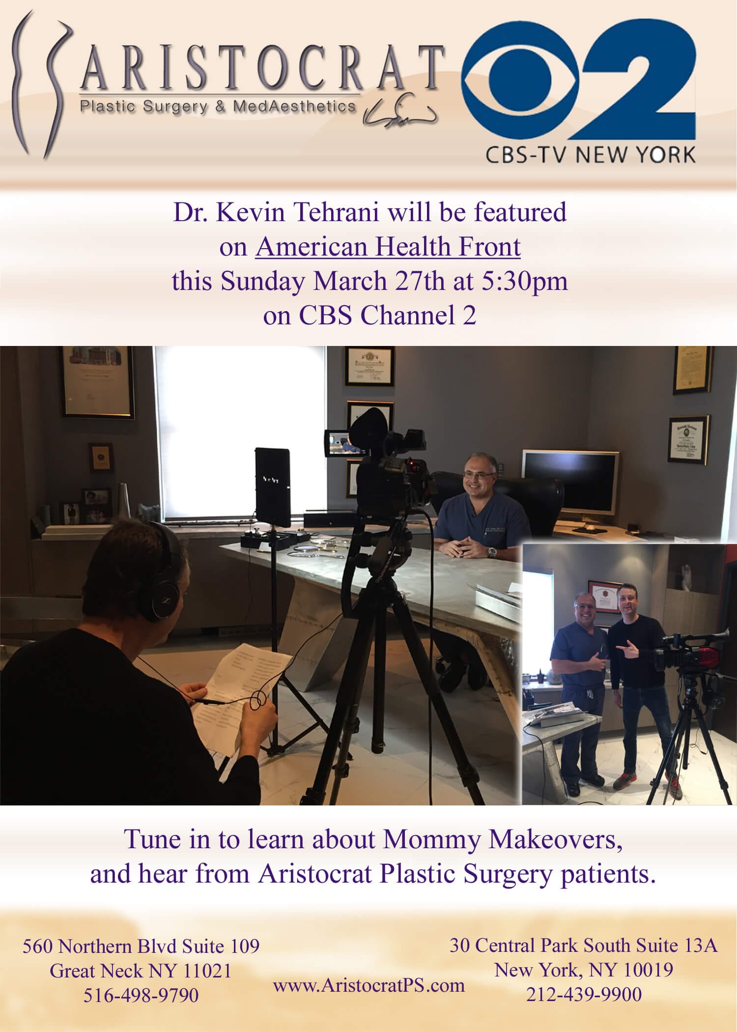 Watch Dr. Tehrani on American Health Front – Sunday at 5:30PM ...